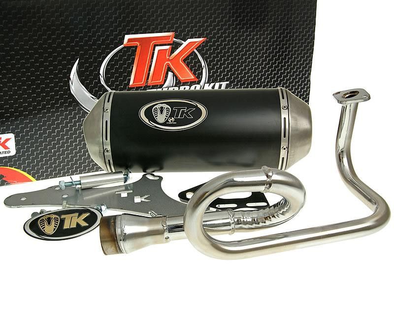 exhaust Turbo Kit GMax 4T E-marked for GY6, 139QMB 50cc 4-stroke ...