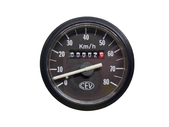 Speedometer 60 mm – CEV 0–80 km/h (Made in Italy) – FrcoMoto Shop
